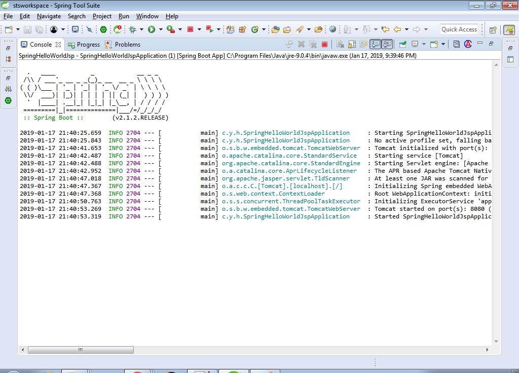 Spring Boot JSP Example – Yawin Tutor