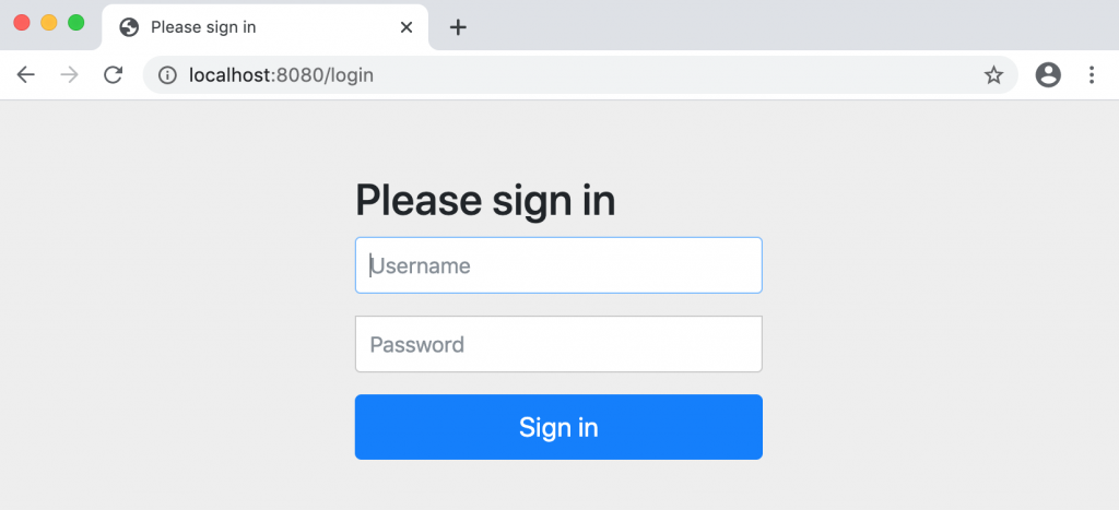 Spring Boot Security Tutorial Step By Step Example Using Spring Boot Security Default Login Page