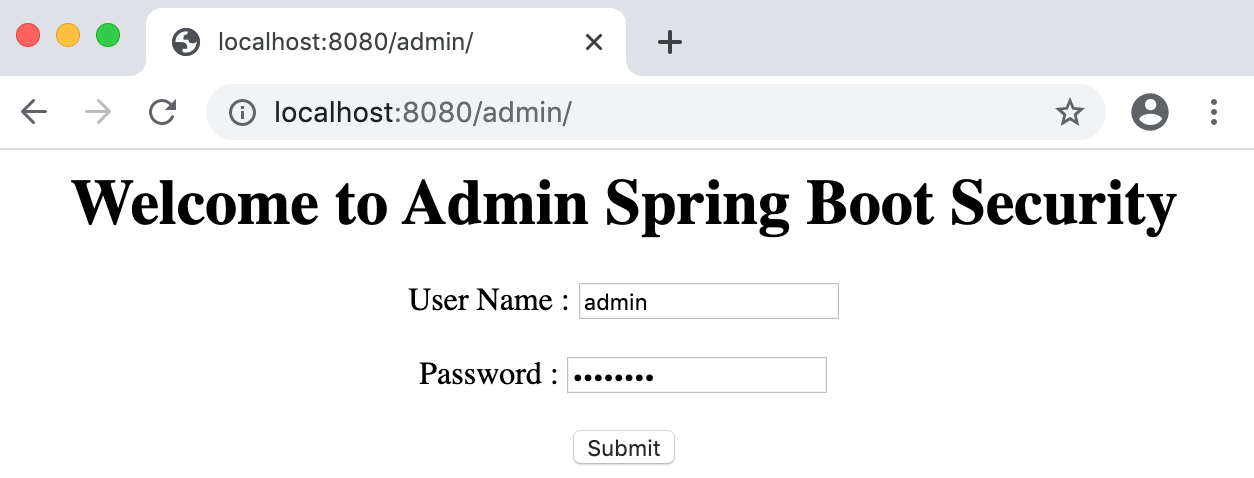Multiple Login Pages Using Spring Boot Security With Database Authentication User Admin Login